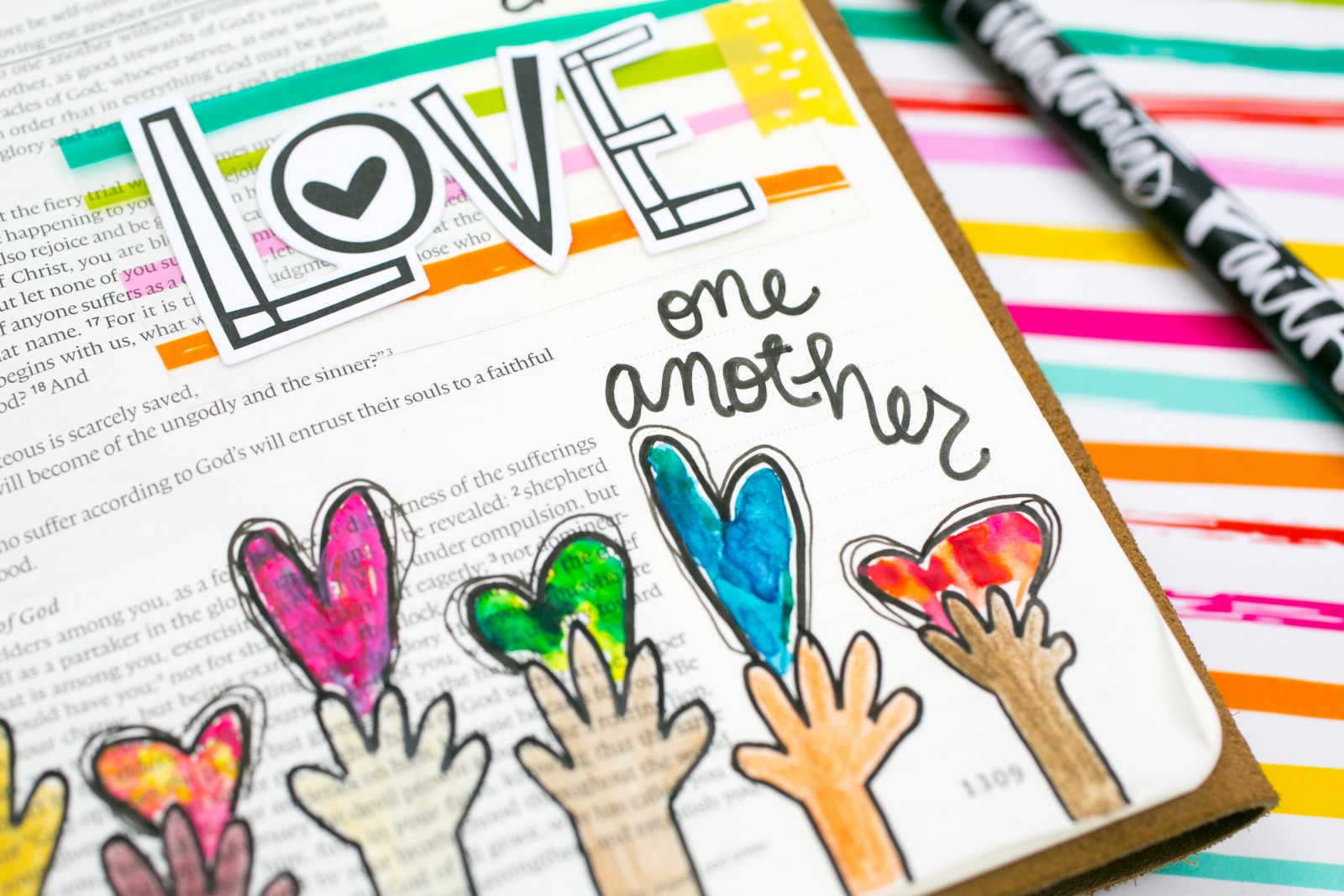 Above All - Love One Another | 1 Peter 5:8 - Illustrated Faith