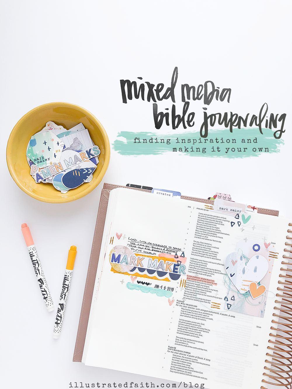 Mixed Media Bible Journaling - Making Inspiration Your Own | Mark Maker ...
