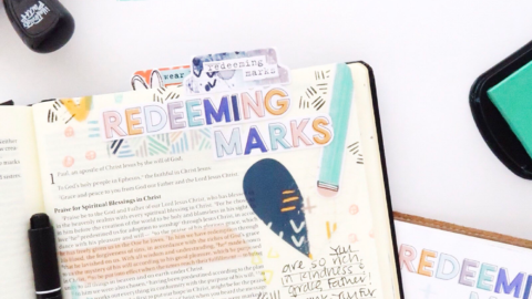 Print and Pray hybrid Bible journaling process video | Ears to Hear ...