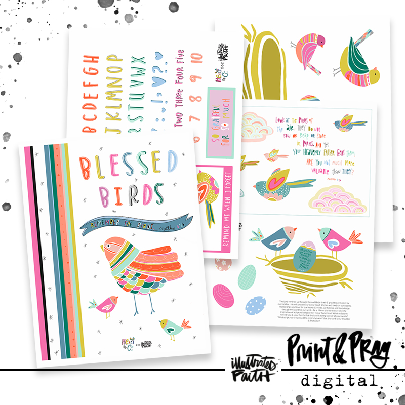 Blessed Birds - Illustrated Faith