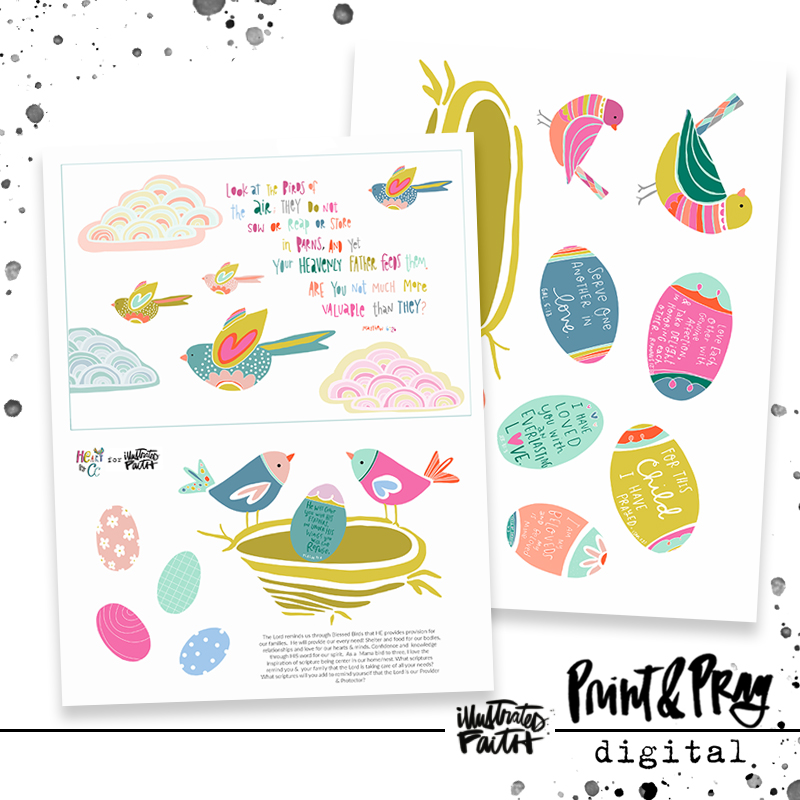 Blessed Birds - Illustrated Faith