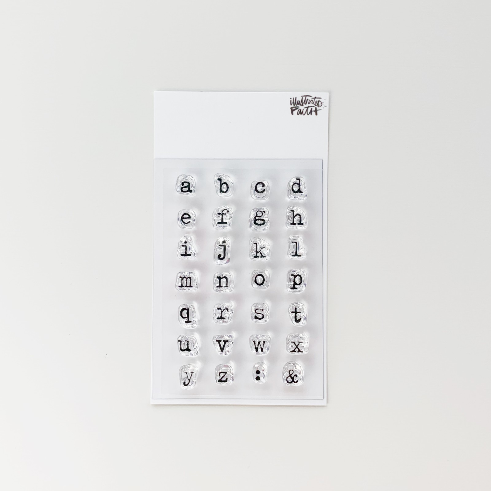 Mini Storyteller Typed Alpha Stamp - Illustrated Faith