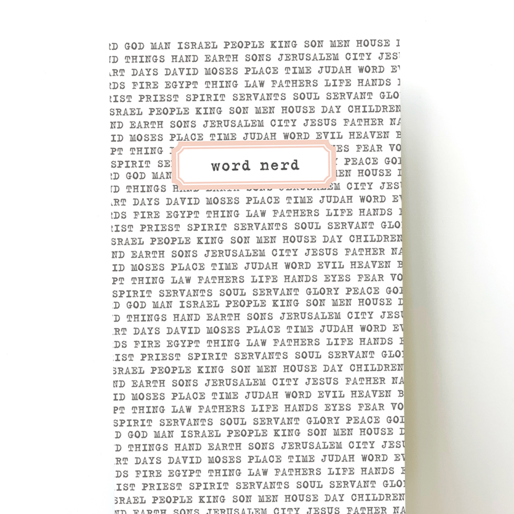 Word Nerd Workbook - Illustrated Faith