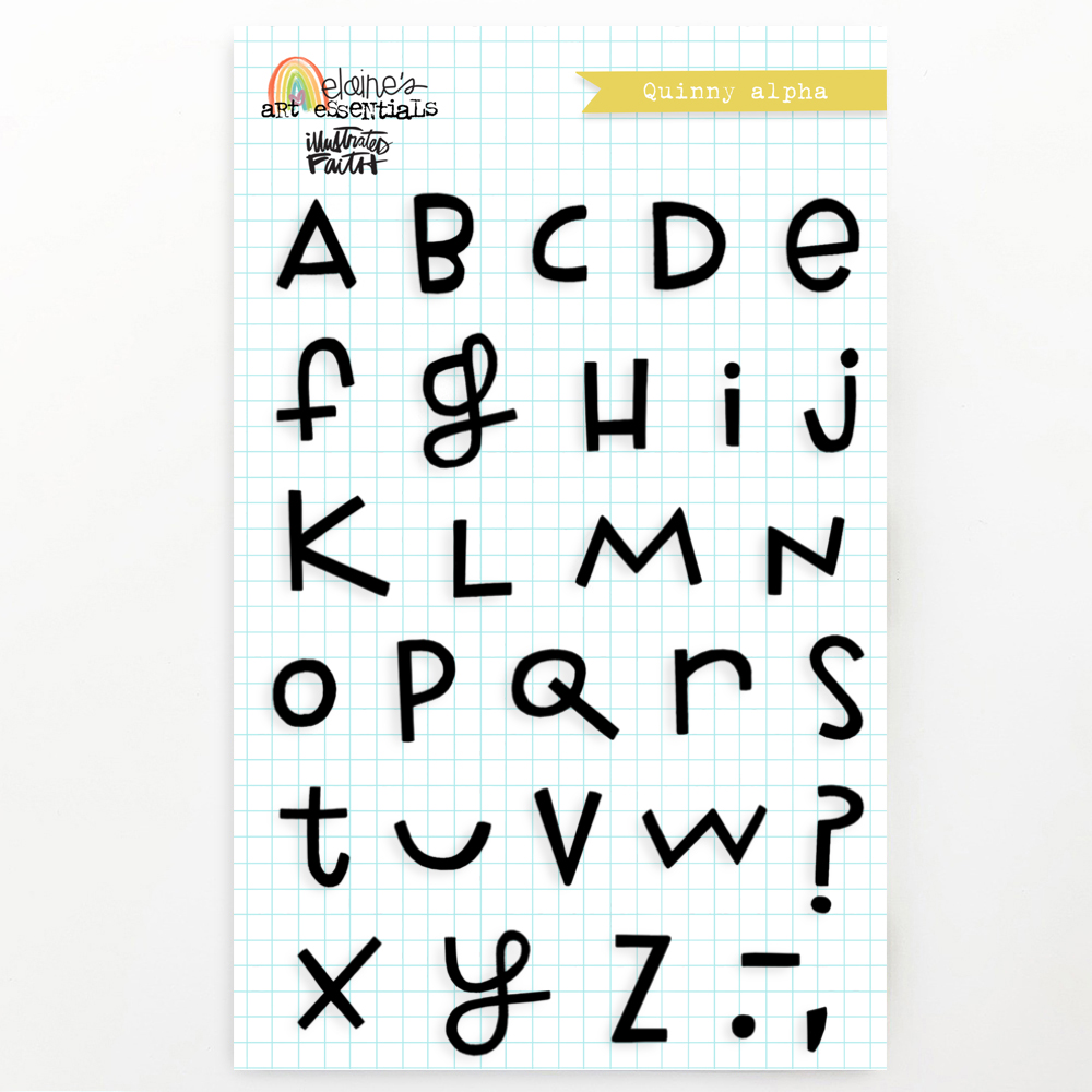 Quinny Alpha Stamp - Illustrated Faith