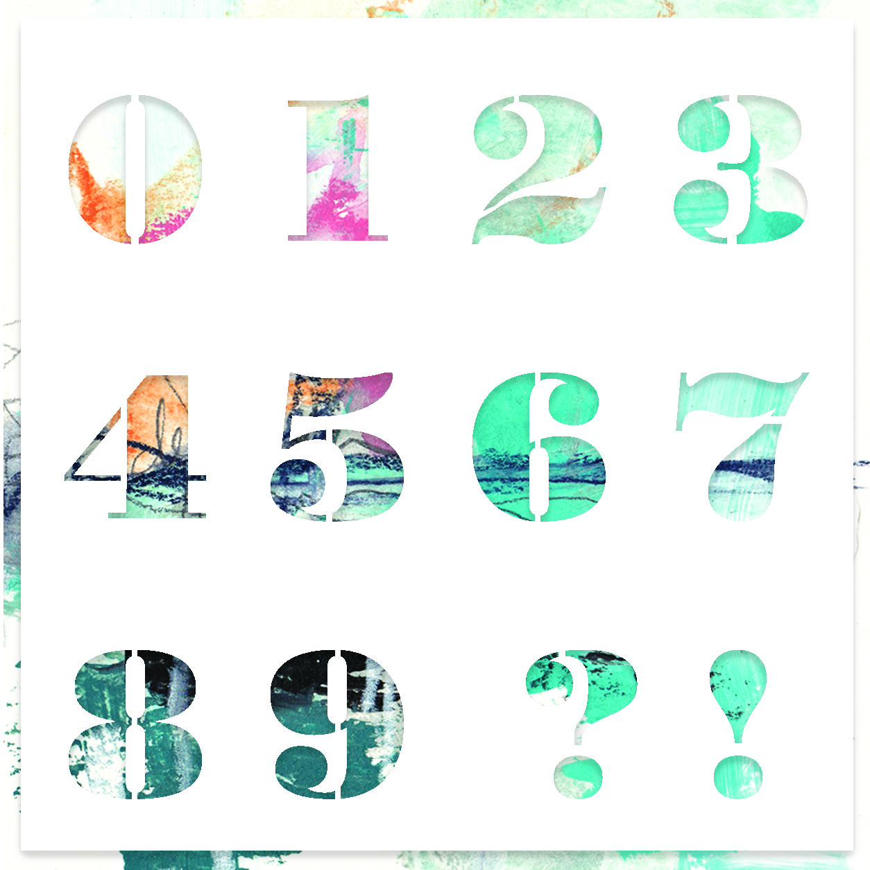 Joy Journey Number Stencil - Illustrated Faith