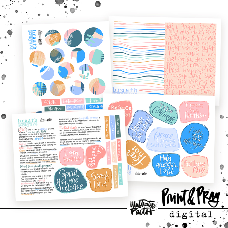 Breath Prayers - Illustrated Faith