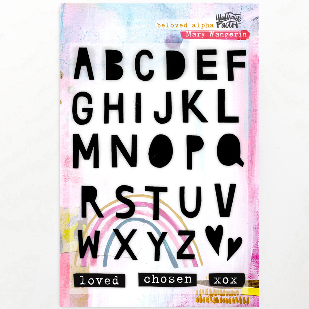 Beloved Alpha Stamp - Illustrated Faith