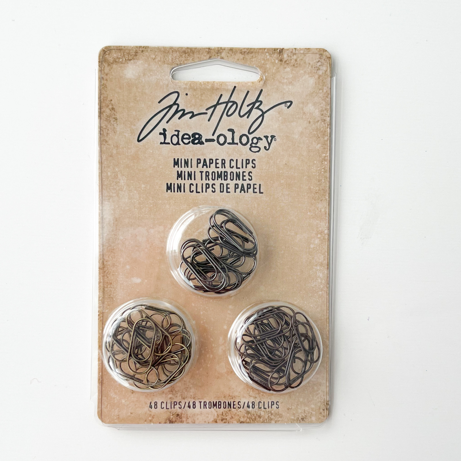 Tim Holtz idea-ology mini paper clips - Illustrated Faith