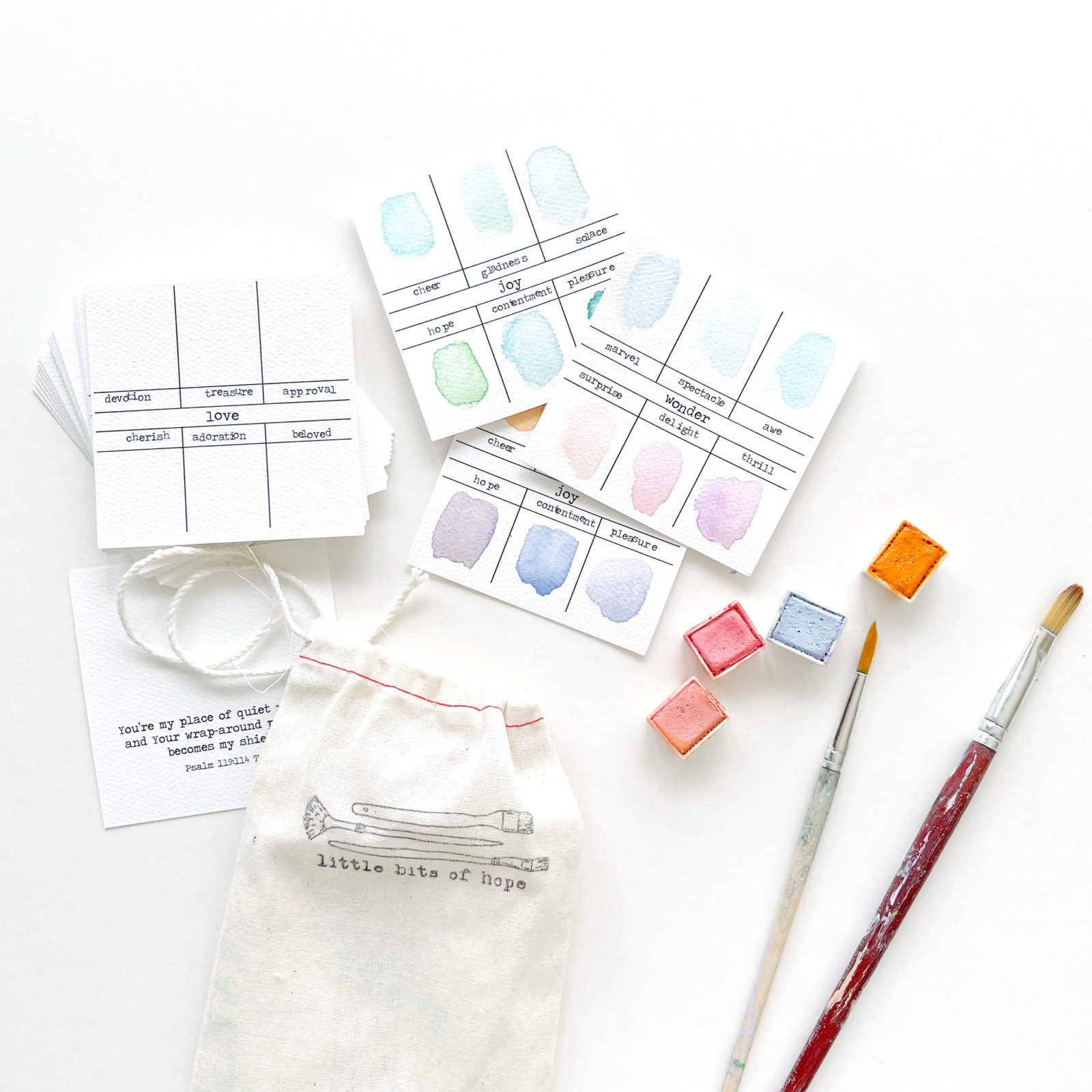 DIY Little Bits Of Hope Cards | Brianna Showalter - Illustrated Faith