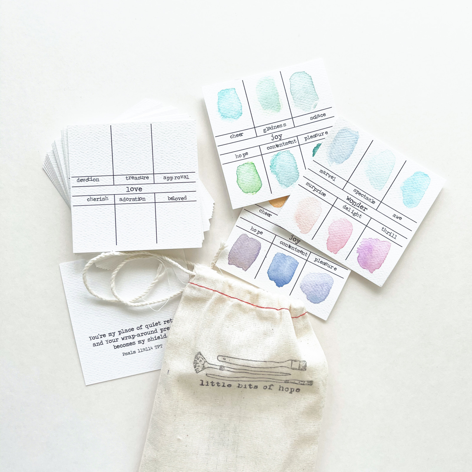 DIY Little Bits Of Hope Cards | Brianna Showalter - Illustrated Faith