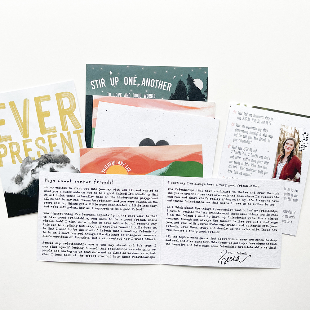 Camp Wonder June Bible Journaling Kit - Illustrated Faith