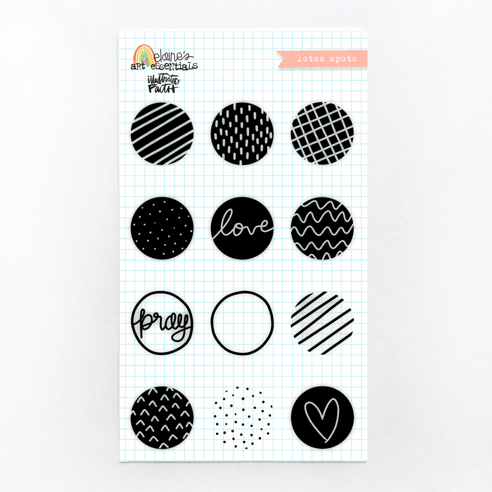 Lotsa Spots Stamp - Illustrated Faith