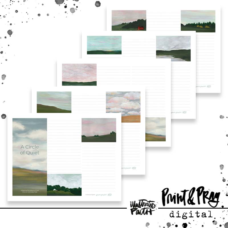A Circle Of Quiet Journal Pages Illustrated Faith