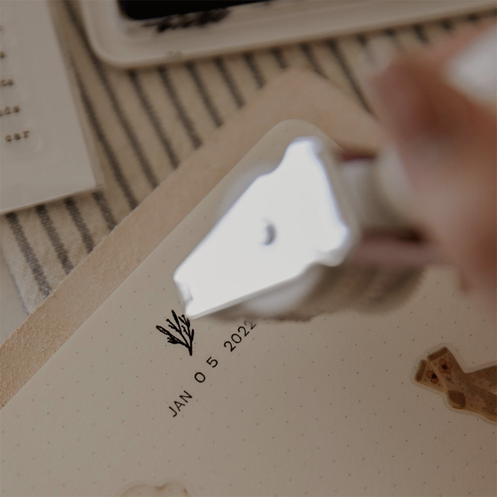 Dear Wildflowers Roller Date Stamp - Illustrated Faith