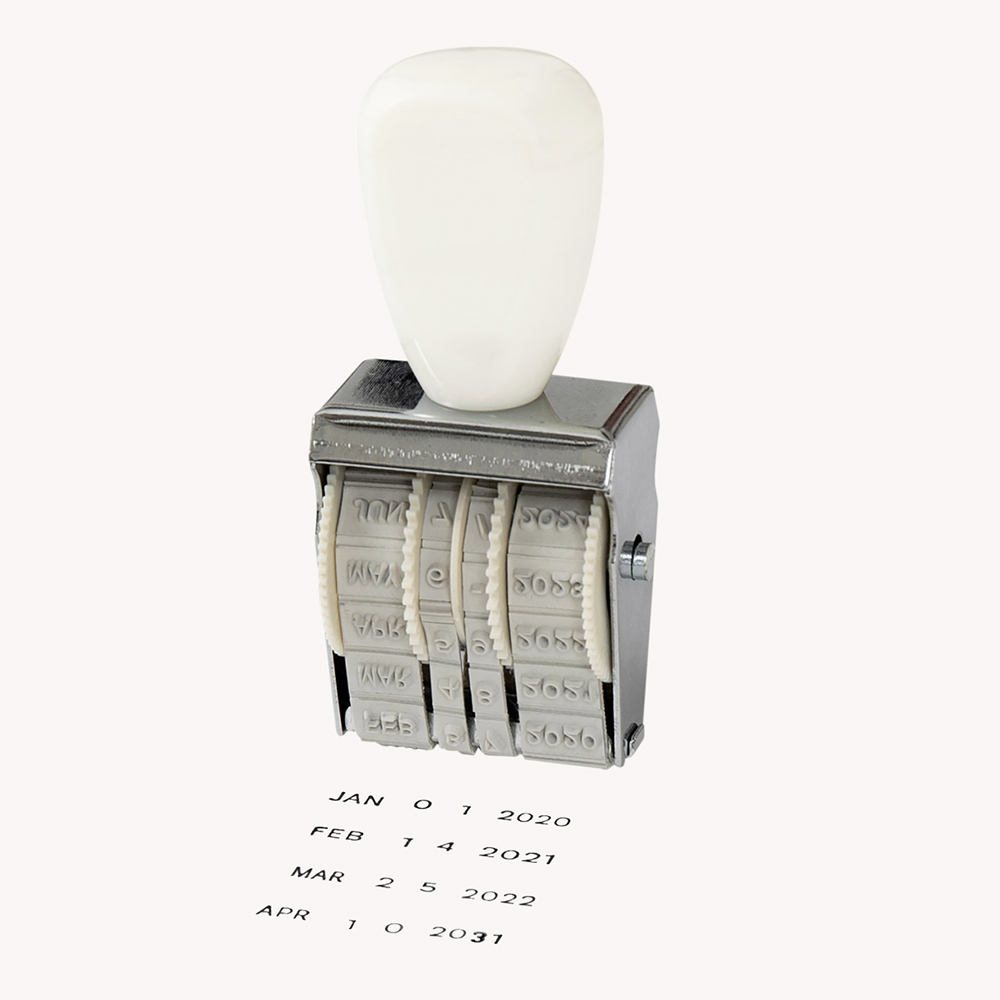 Dear Wildflowers Roller Date Stamp - Illustrated Faith